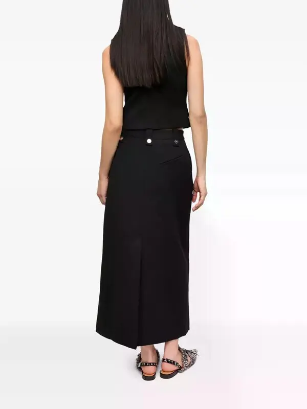 GANNI Double-breasted Cropped Waistcoat