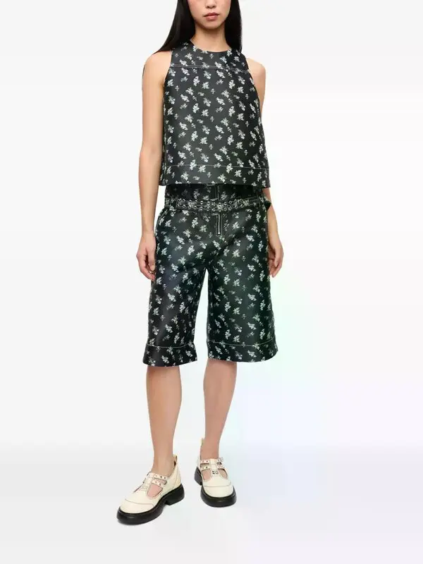 GANNI Floral-print Top
