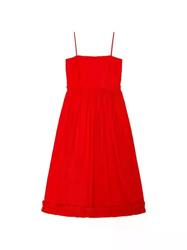 GANNI Midi Dress - Red