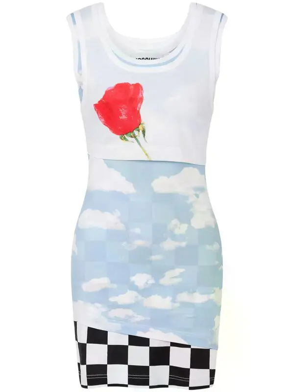 Moschino Layered Tank Top Dress