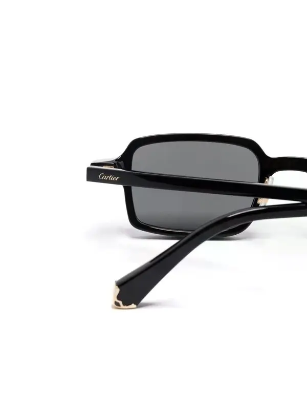 CARTIER Rectangle-frame Sunglasses