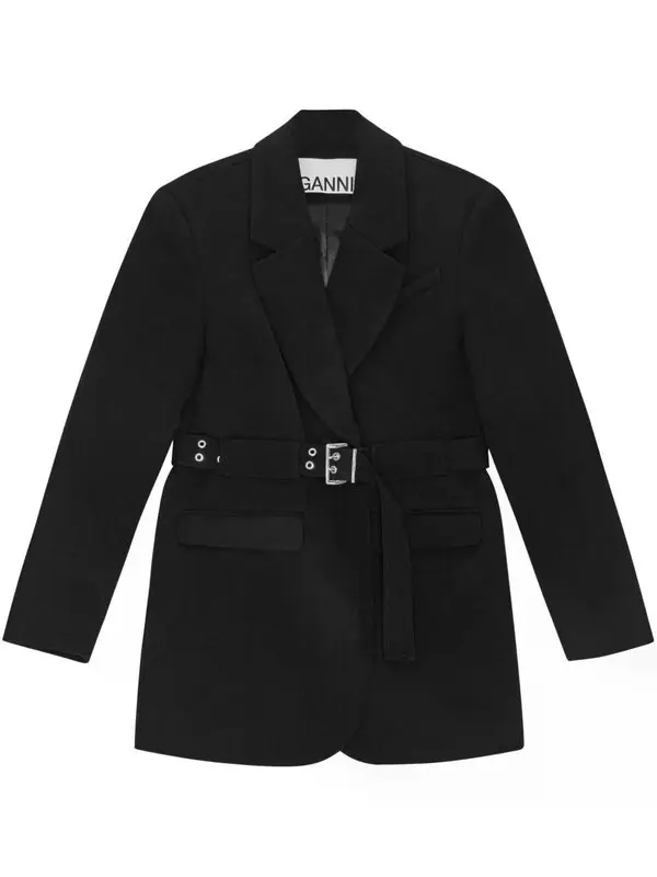 GANNI Belted Blazer