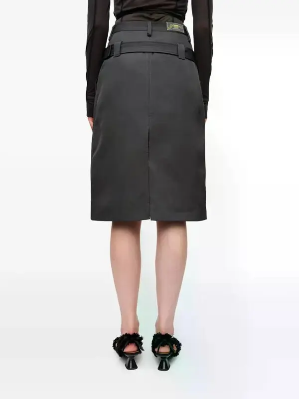 GANNI Belted Skirt