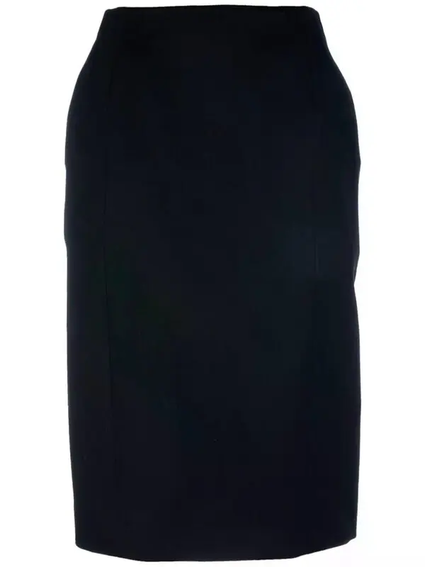 Balenciaga Wool Midi Skirt