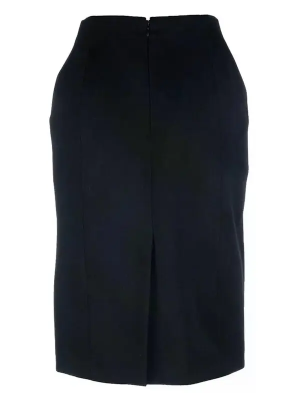 Balenciaga Wool Midi Skirt