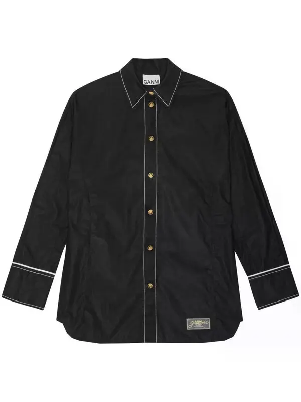 GANNI Contrasting Shirt