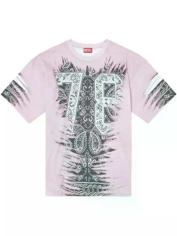 DIESEL® Bandana-print T-shirt