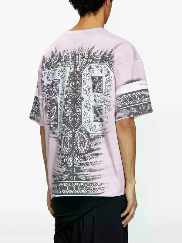 DIESEL® Bandana-print T-shirt