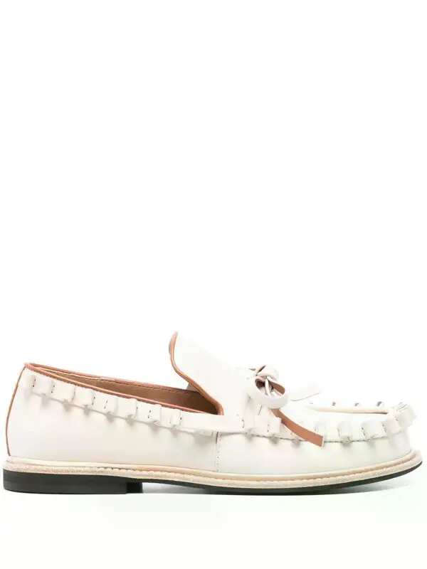 JW Anderson Bow-detail Leather Loafers