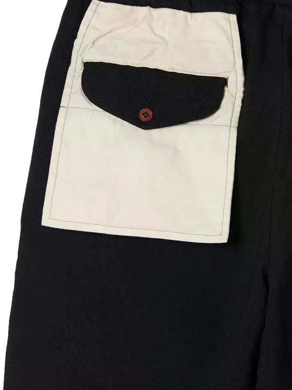 BLACK COMME DES GARÇONS Panel-construction Trousers