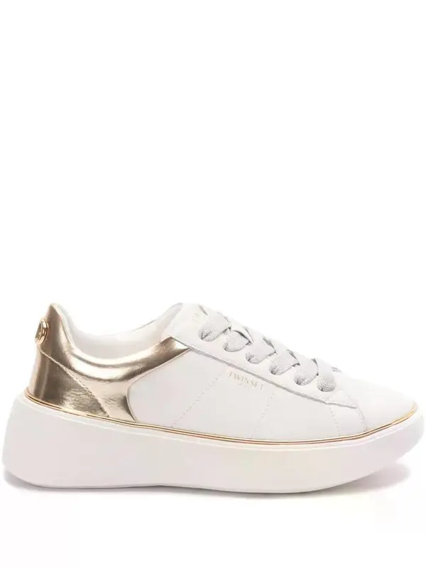 TWINSET Leather Sneakers