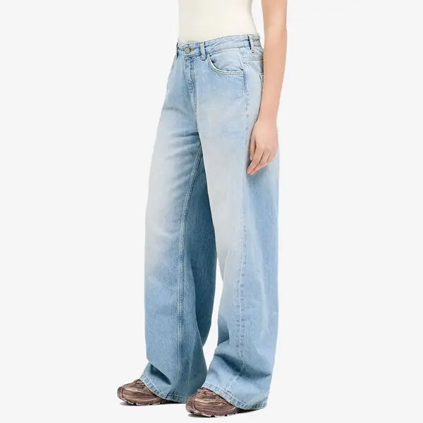 REPRESENT High Rise Wide Leg Jeans