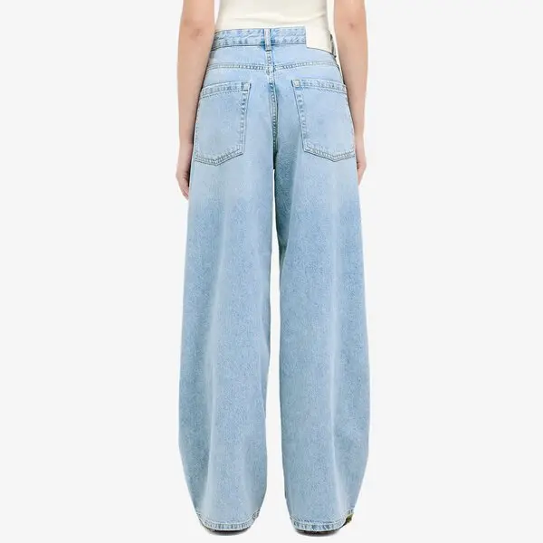 REPRESENT High Rise Wide Leg Jeans