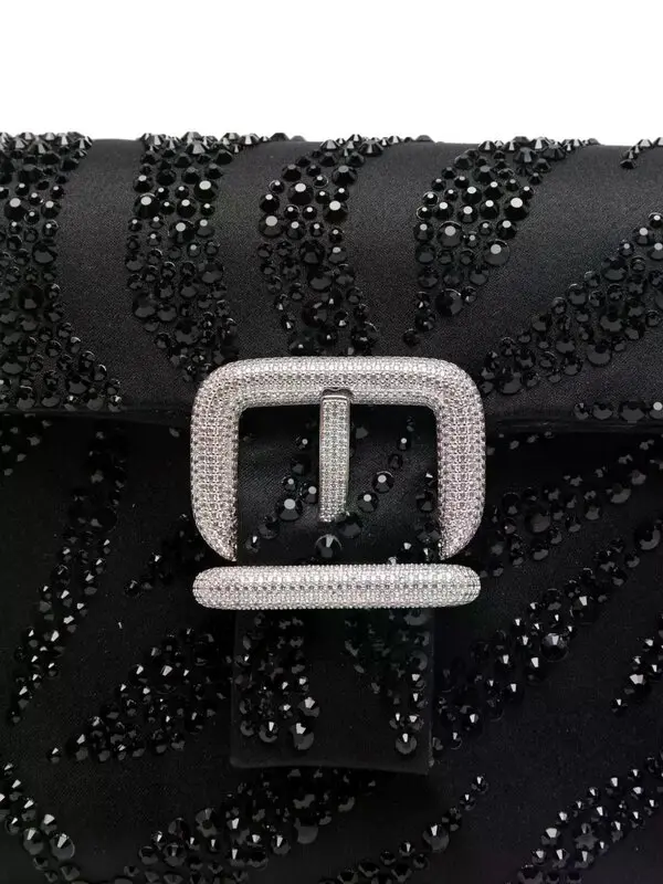 GEDEBE Habibi Embellished Shoulder Bag - Black
