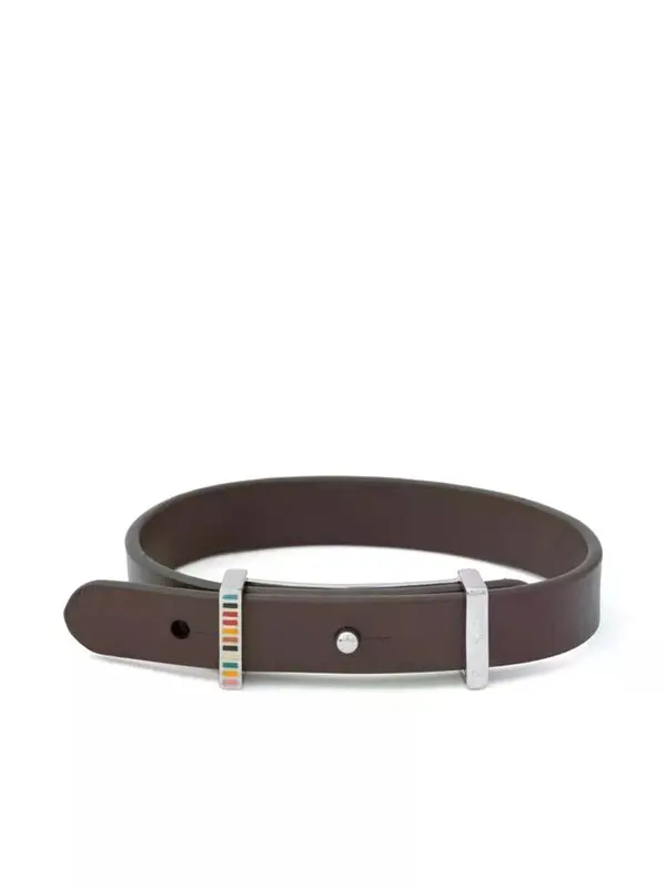 Paul Smith Signature Buckle Bracelet - Brown