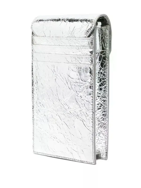 Vivienne Westwood Leather Phone Case In Silver - 8% Off | Editorialist