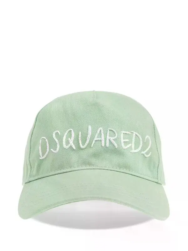 Dsquared2 Logo-embroidered Cap - Green