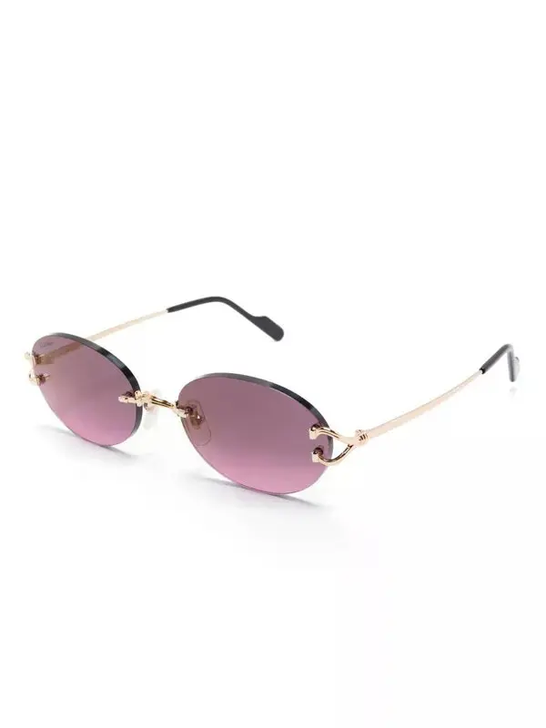 CARTIER Oval-frame Sunglasses