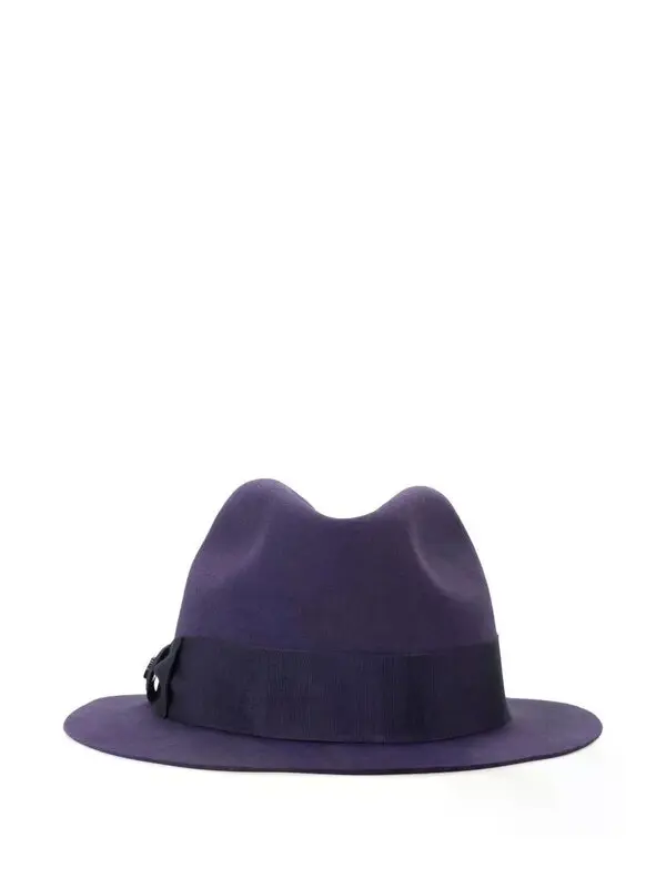 Loro Piana Cashmere Fedora Hat - Purple