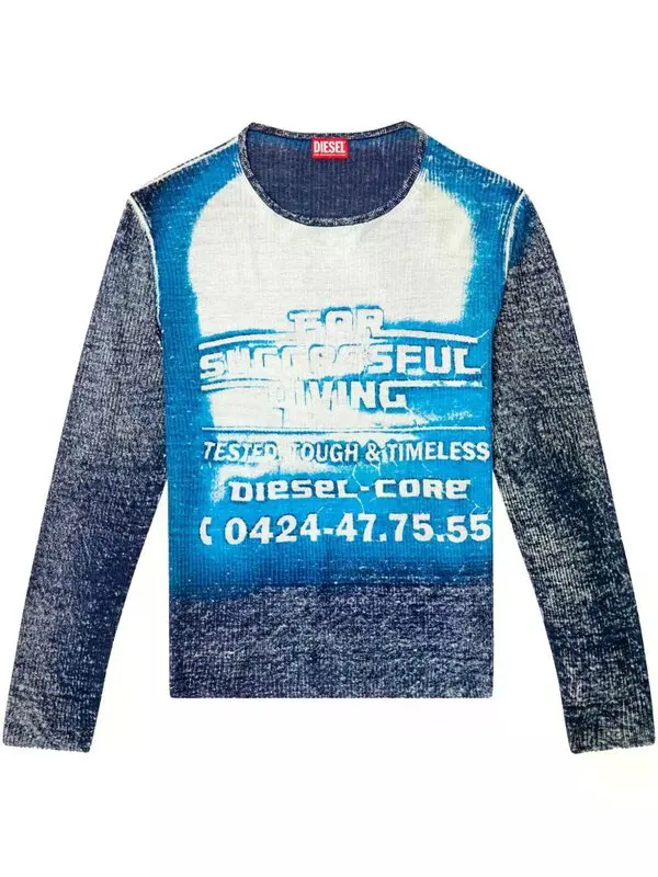 DIESEL® K-rod Graphic Print Sweatshirt