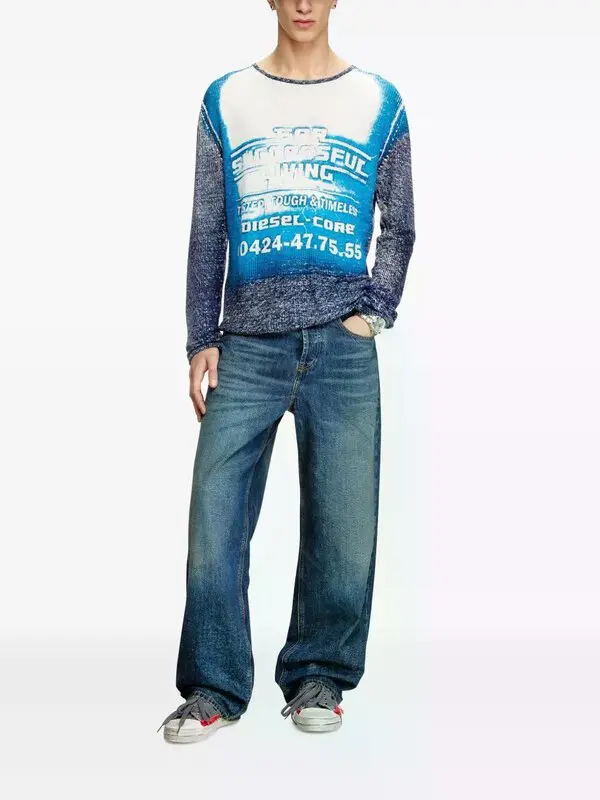 DIESEL® K-rod Graphic Print Sweatshirt