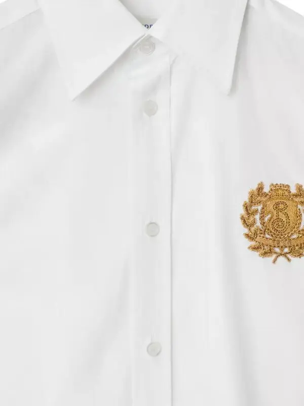 Burberry Logo-embroidered Shirt