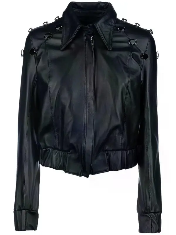 CARLOTTA 2001 Rhinestone-studded Leather Jacket
