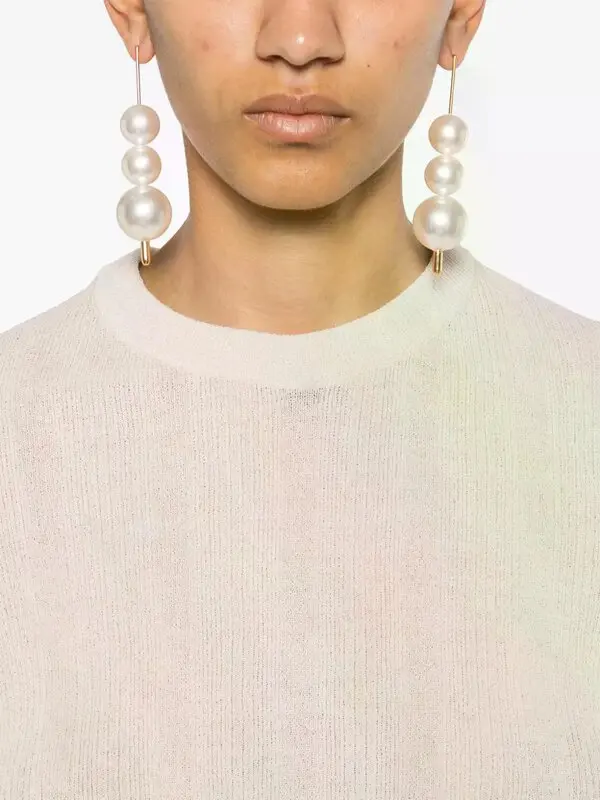 JIL SANDER Fine-ribbed Top