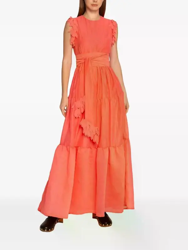 BARUNI Lavandula Maxi Dress - Orange