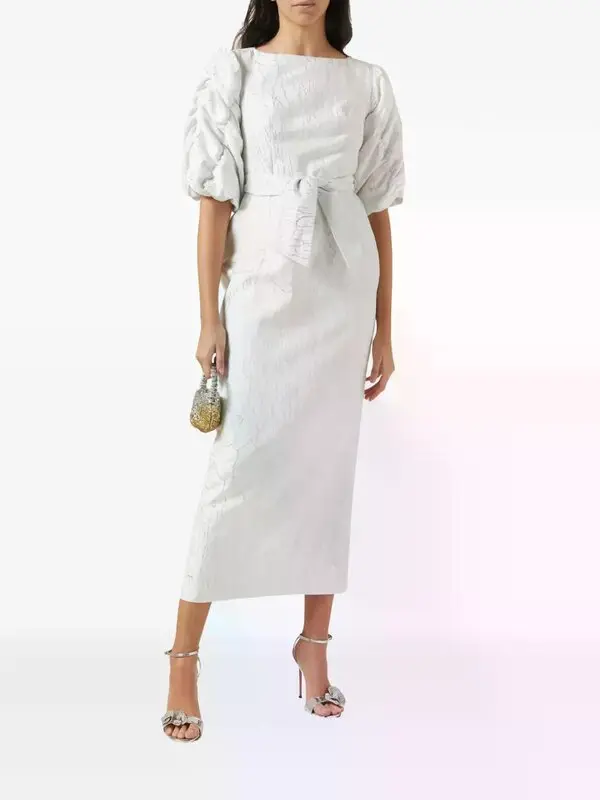 BARUNI Sedum Midi Dress - White