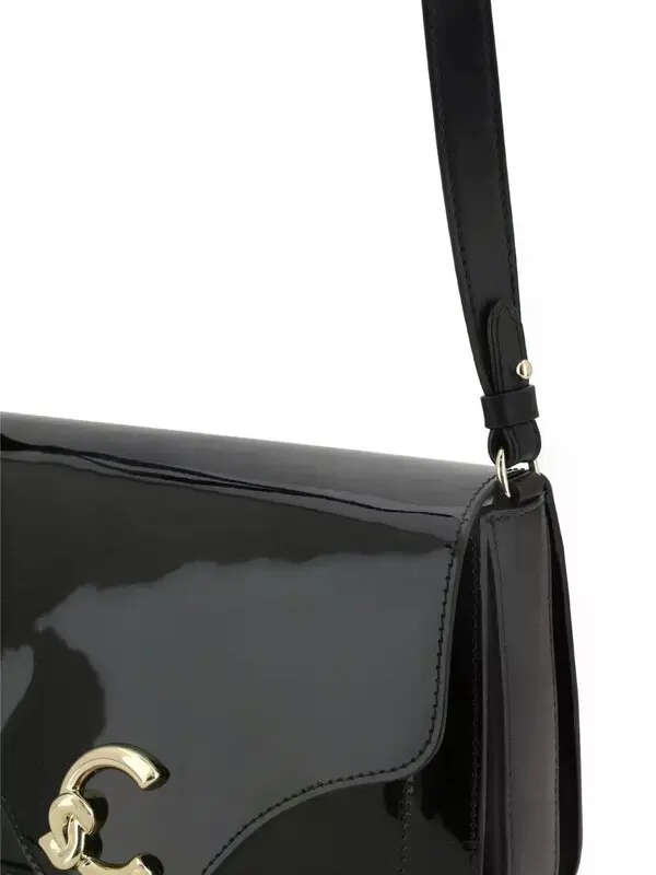 COCCINELLE C-me Patent Shoulder Bag