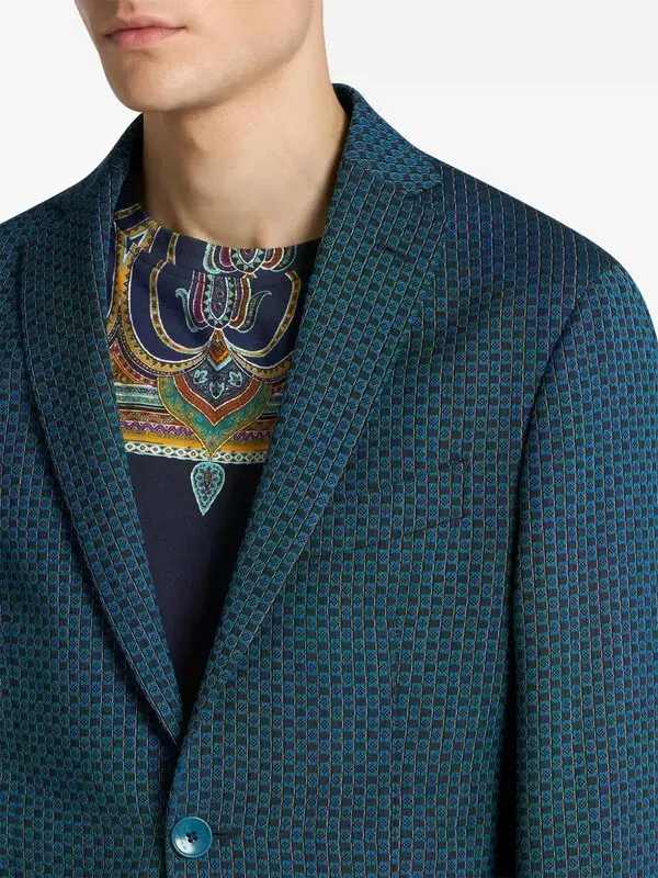 Etro Checked Blazer