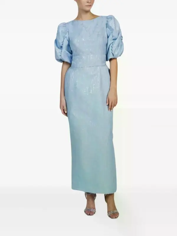 BARUNI Sedum Midi Dress - Blue