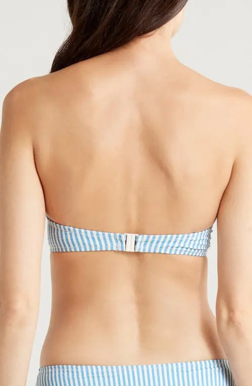 Solid & Striped Juliette Underwire Bikini Top - French Blue X Brule Stripe