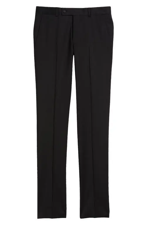 ALLSAINTS Ross Slim Fit Taper Leg Stretch Wool Pants - Black