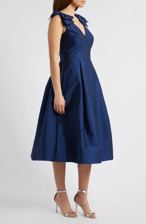 eliza j side bow cocktail dress Eliza J Women's Bow-Bodice Embellished-Strap Side-Slit Dress