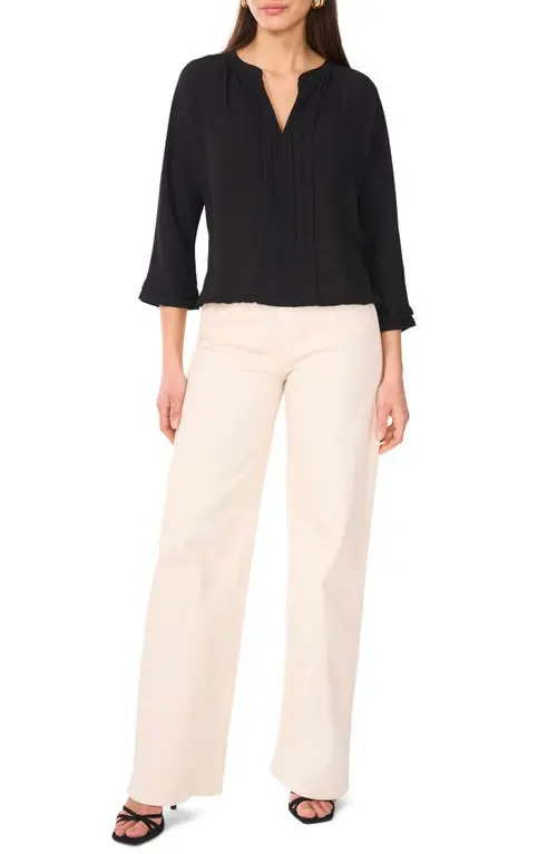 Vince Camuto Pleated Panel Blouse