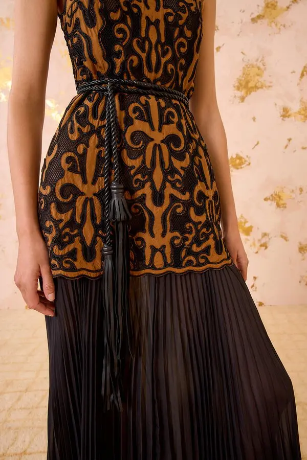 Ulla Johnson Tassel Tie Belt - Noir