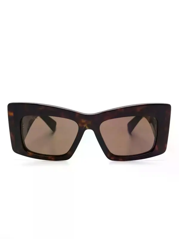 Gucci Square-frame Sunglasses - Brown