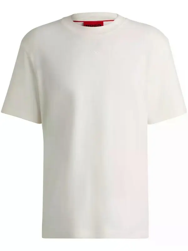 Hugo Logo-appliqué T-shirt - White