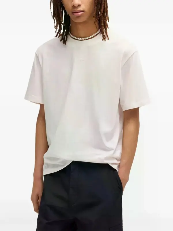 Hugo Logo-appliqué T-shirt - White