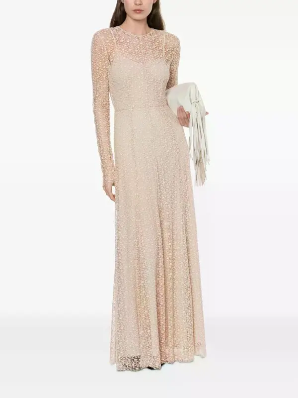 Philosophy Di Lorenzo Serafini Sheer Gown