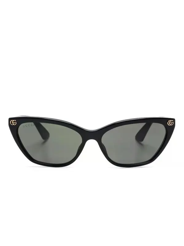 Gucci Geometric Frame Sunglasses - Black