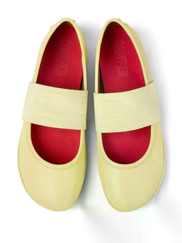 Camper Right Nina Ballet Flats - Yellow