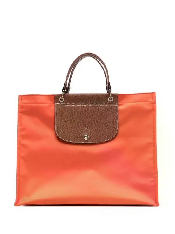 Longchamp Large Cabas Tote Bag Orange Editorialist
