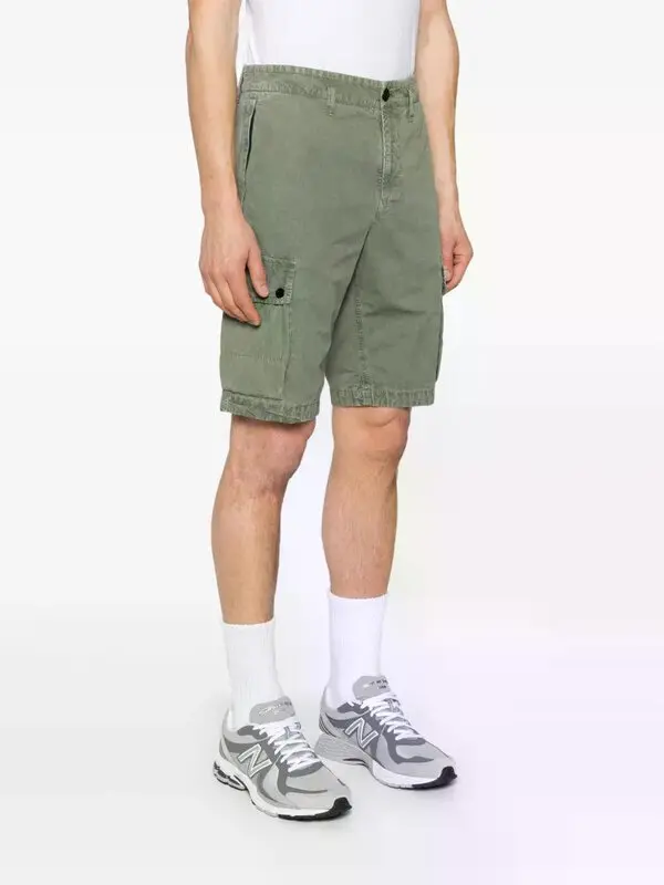 Stone Island Compass-badge Shorts - Green