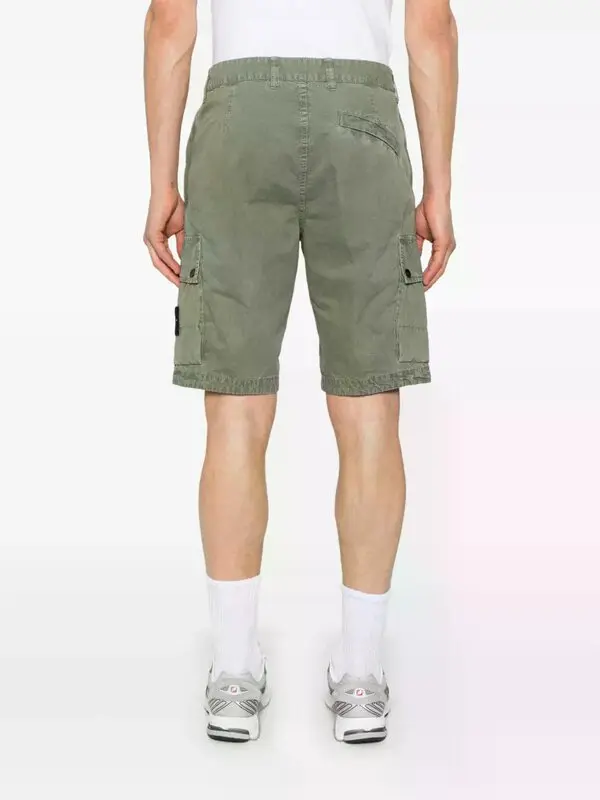 Stone Island Compass-badge Shorts - Green