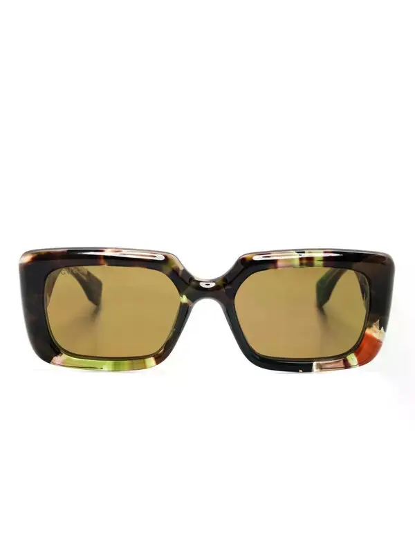 Gucci Square-frame Sunglasses - Brown