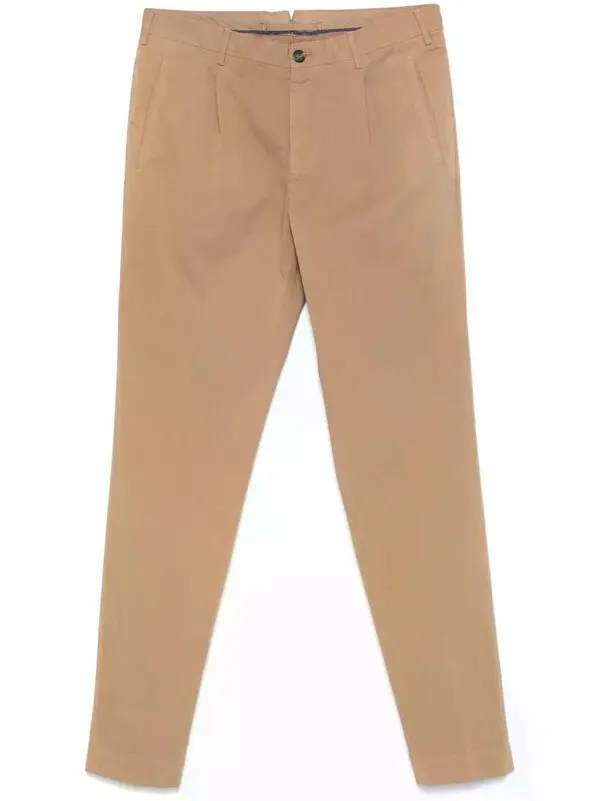 Incotex Gabardine Trousers - Brown