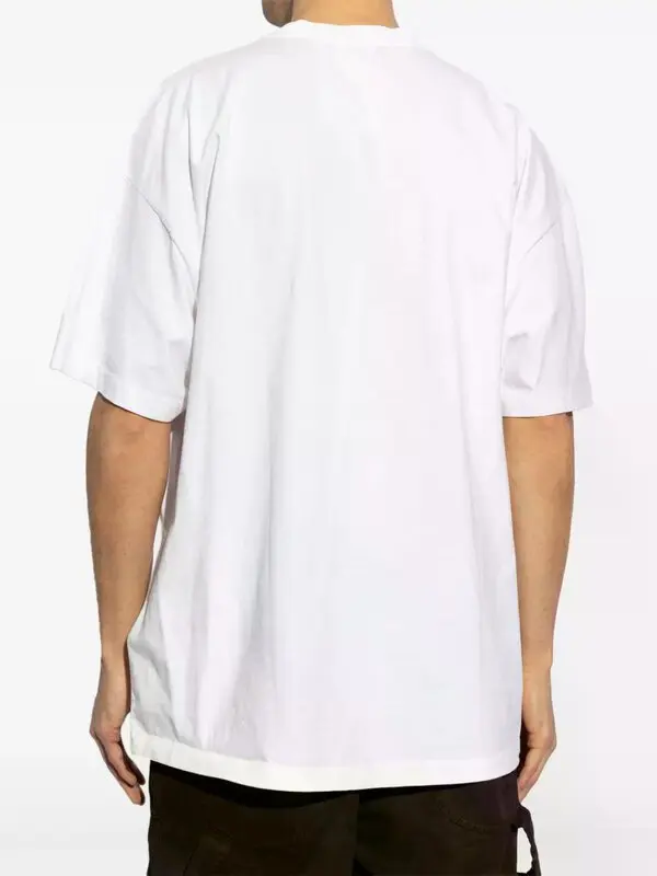Off-White Logo-graphic-print Cotton T-shirt